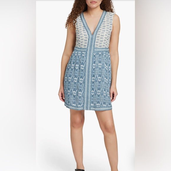 Faherty | Dresses | Faherty Nwt Macey Ikat Linen Dress | Poshmark